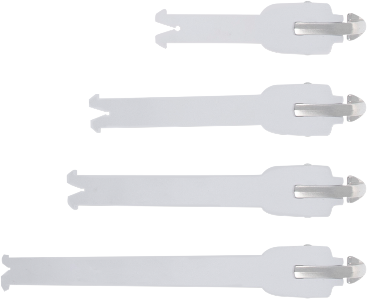 ALPINESTARS Boot Strap Kit - White 25CIT74-20 | Howling Moto