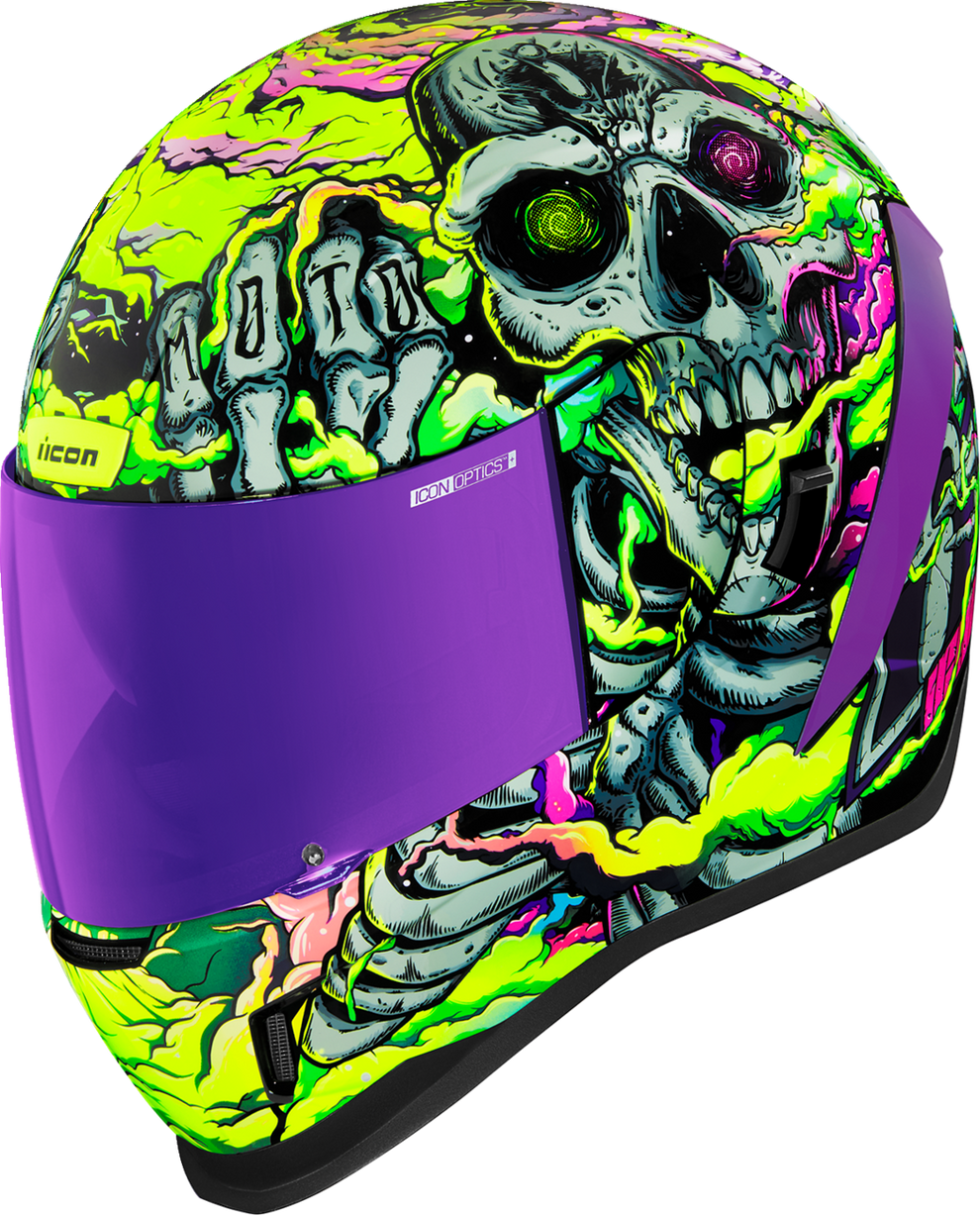 ICON Airform™ Helmet - Hippy Dippy - Purple - XL 0101-16028 – Howling Moto