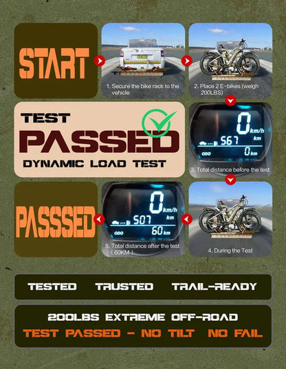 Camo 2-Bike Hitch E-bike Rack with Ramp | Howling Moto