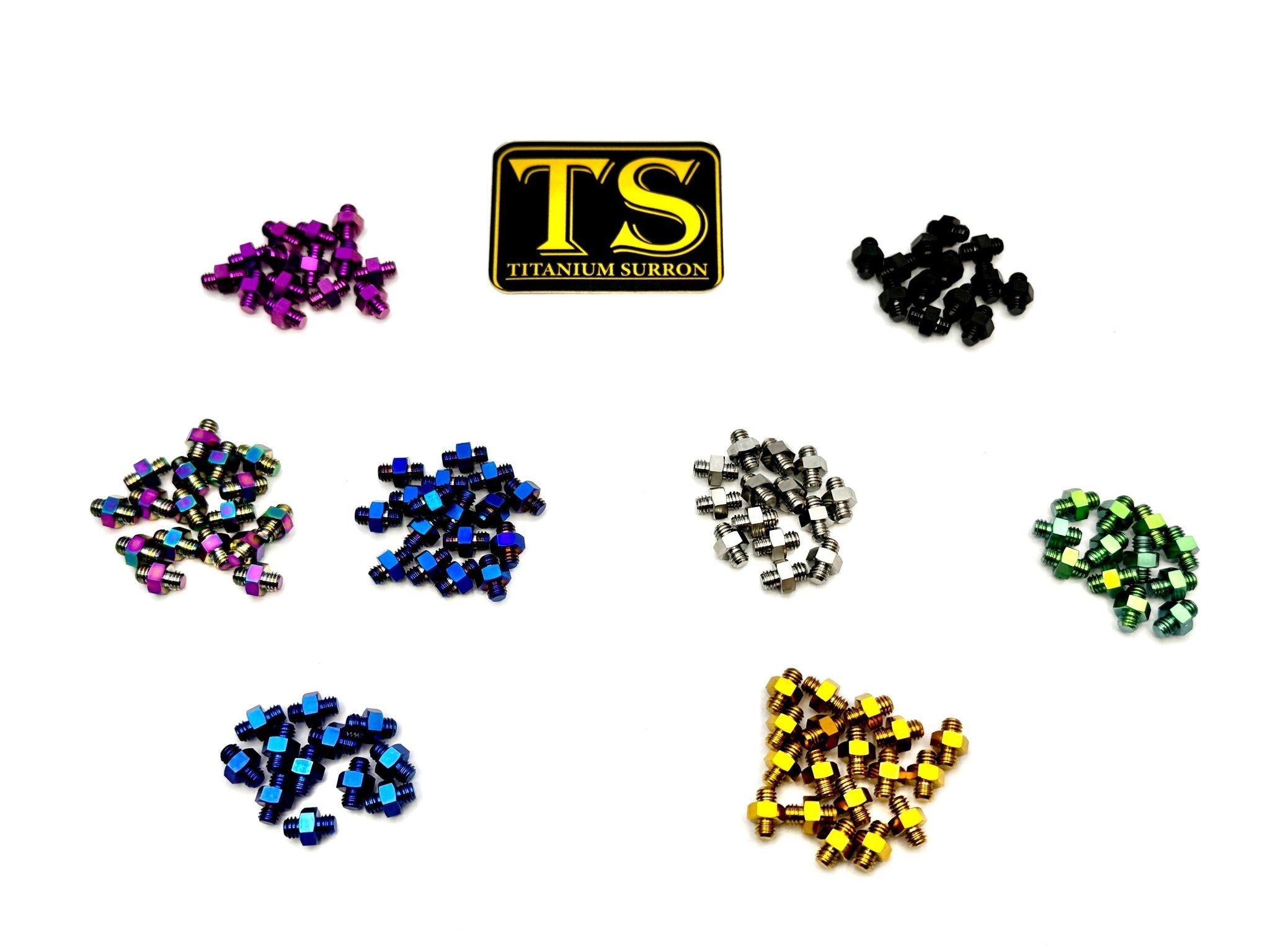 Titanium Grips for E-moto Pegs (24 pcs) | Howling Moto