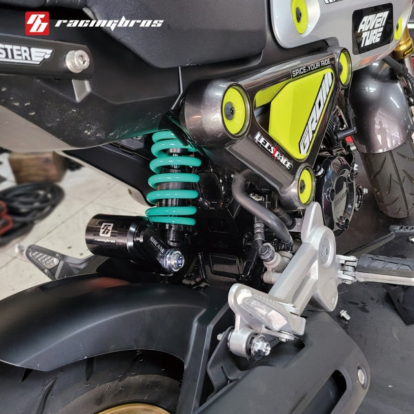 RACINGBROS SHICANE HLR EDGE REAR SHOCK FOR 2022+ HONDA MSX GROM 125 ...
